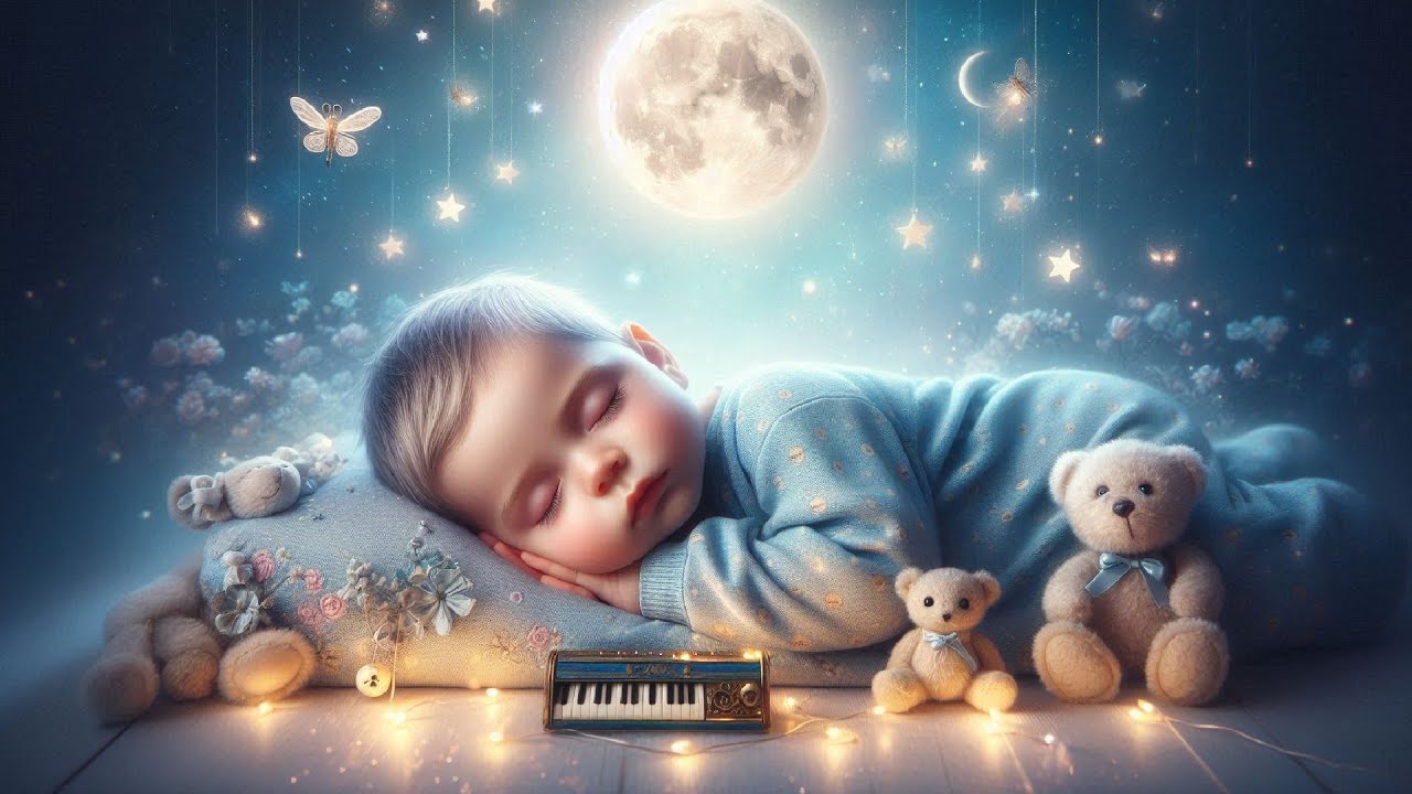 🌙 12 Hours Music Box & Humming Lullabies 💖 | Baby Sleep Music, Toddler ...