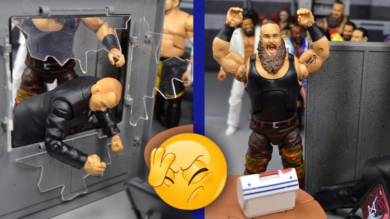 WWE FIGURE BREAKAWAY WINDOW PLAYSET! - YouTube