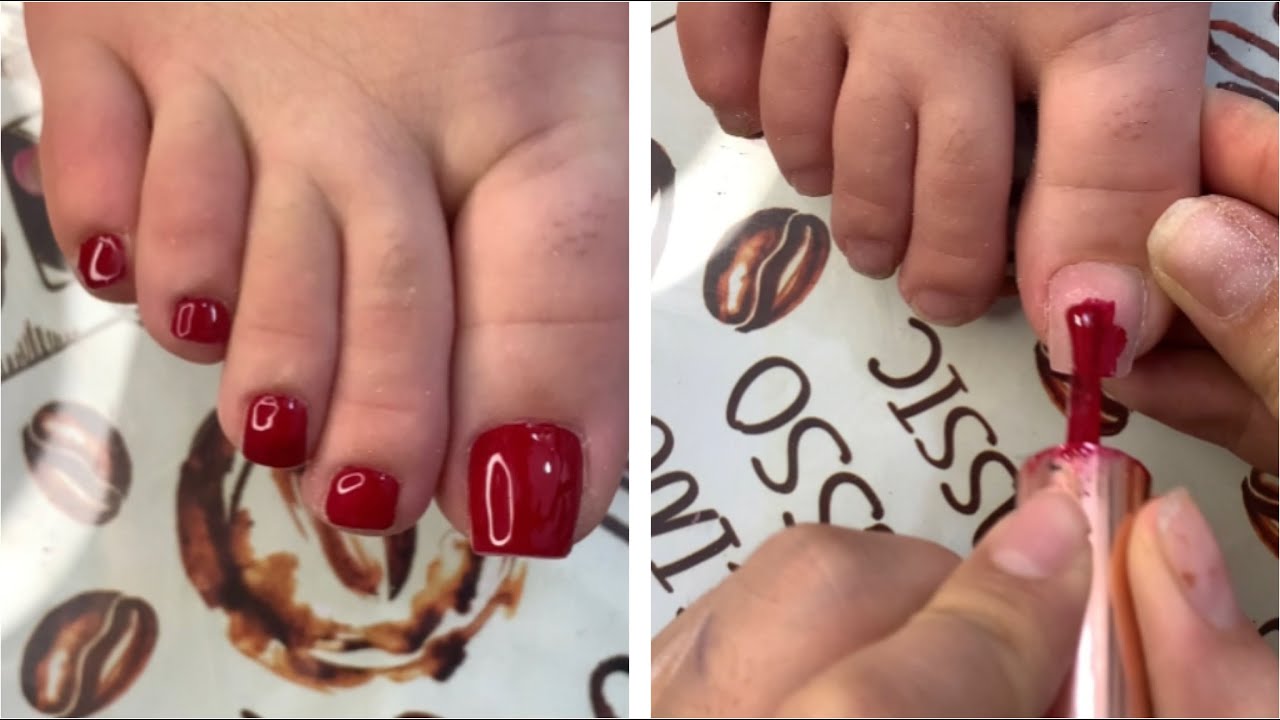 Foot implant training/toe nail design/easy foot implant2024 - YouTube