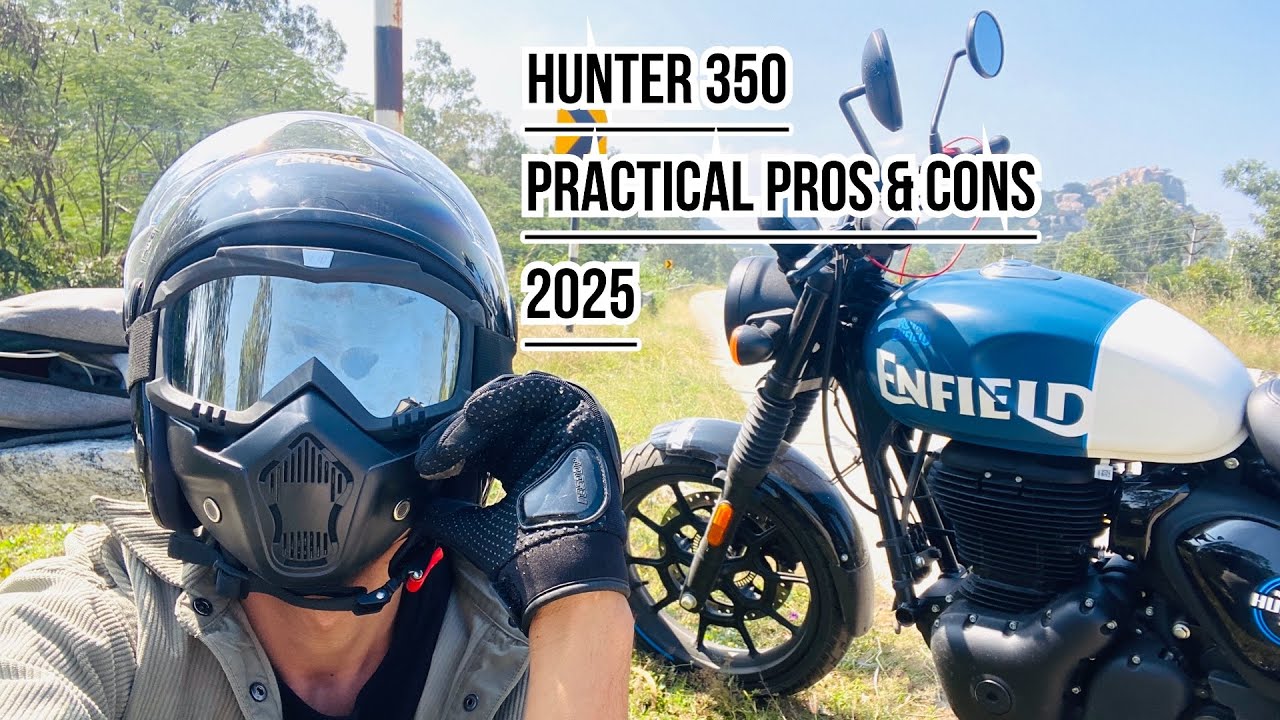2025 Royal Enfield Hunter 350 Rebel Blue Review | After Delivery ride # ...