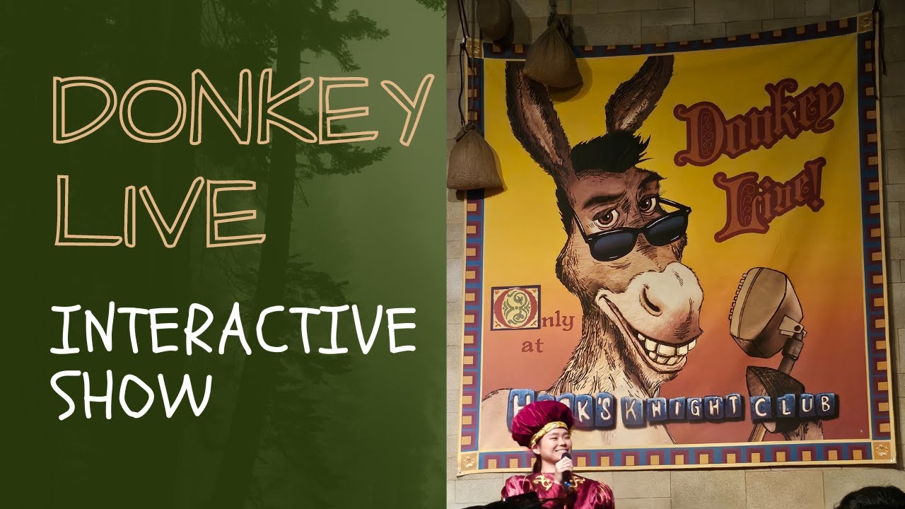 Donkey LIVE interactive show at USS Sentosa 😱😅 #uss #Singapore #Sentosa ...