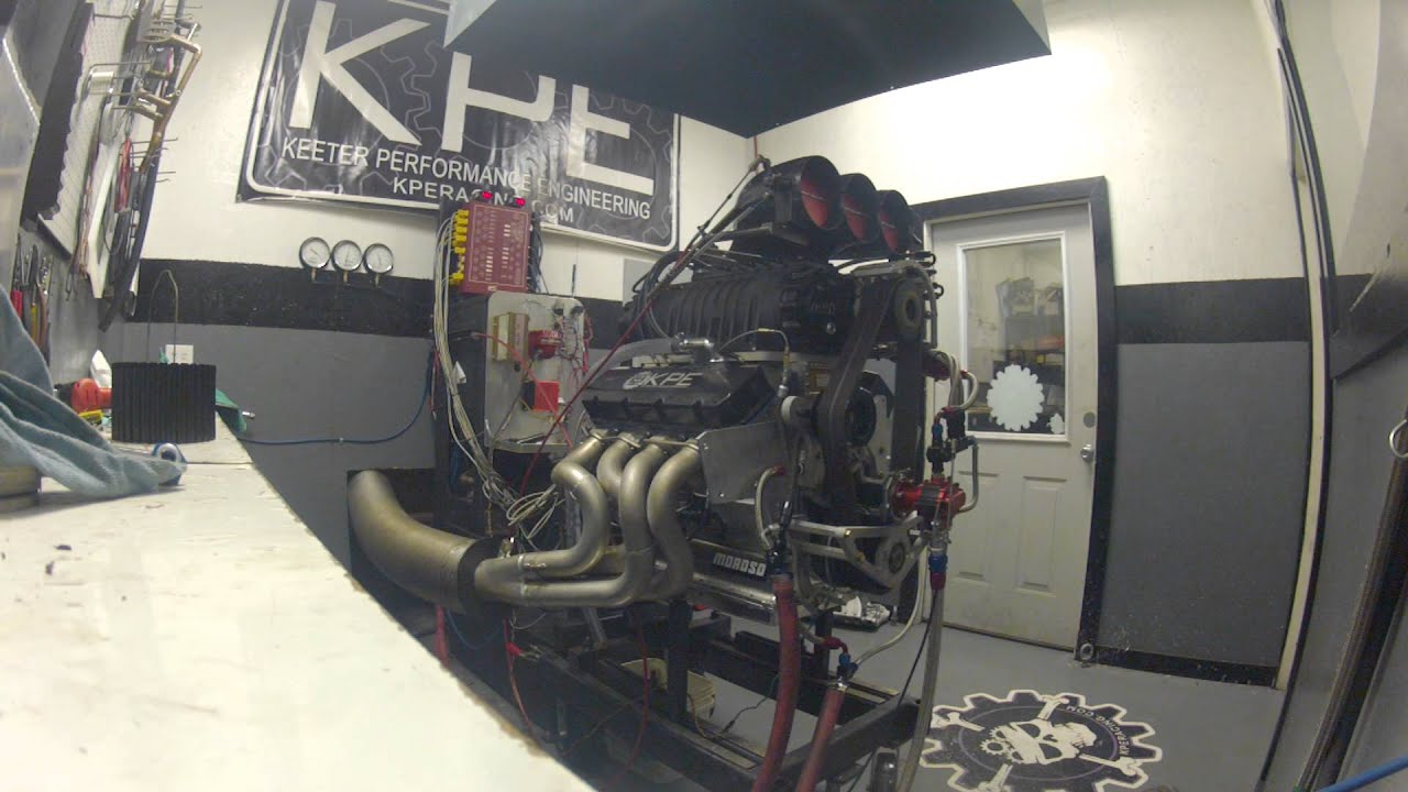 KPE - Blown 532 Engine Dyno - PSI blower 2100+hp! - YouTube