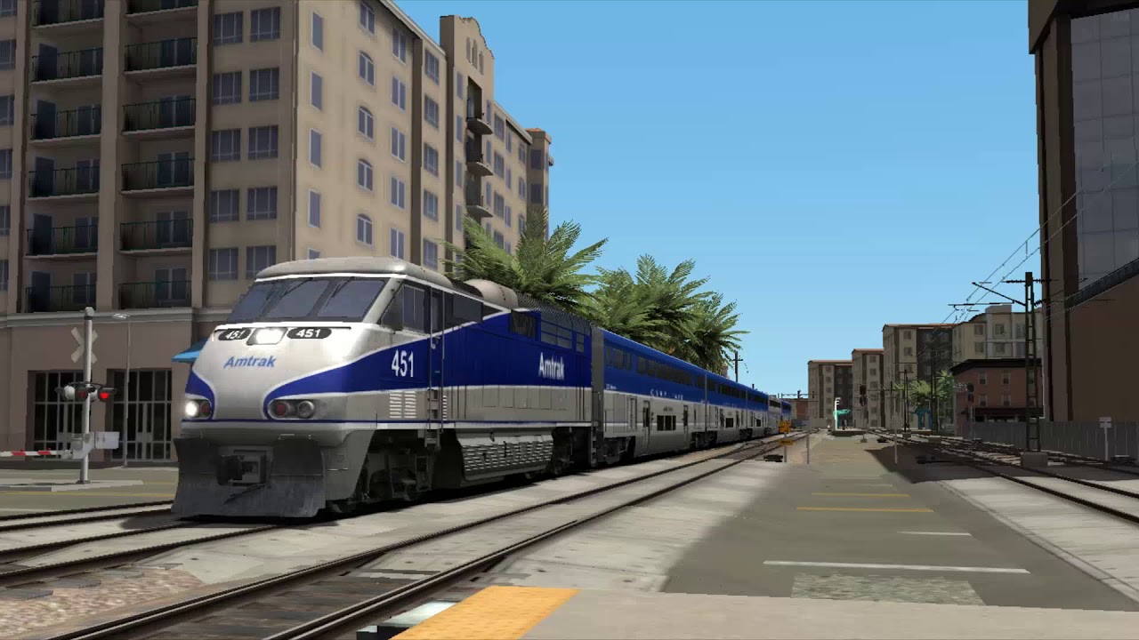 Amtrak Pacific Surfliner 566 Arrives in San Diego ( TS2020 ) - YouTube