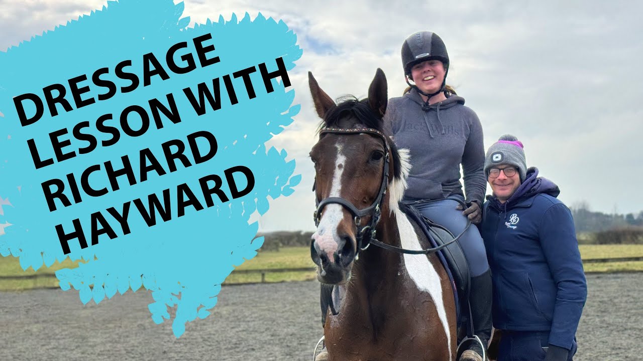 Dressage lesson with Rich Hayward! - YouTube