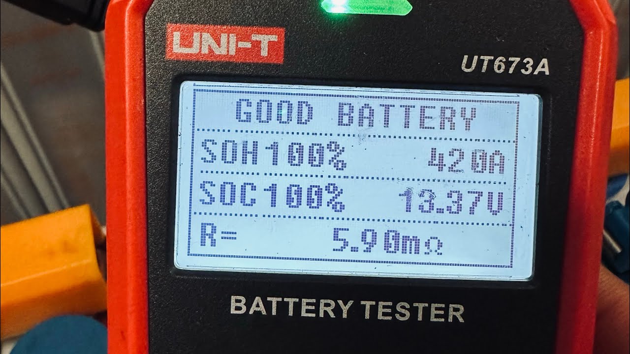 Genset Battery condition test - YouTube