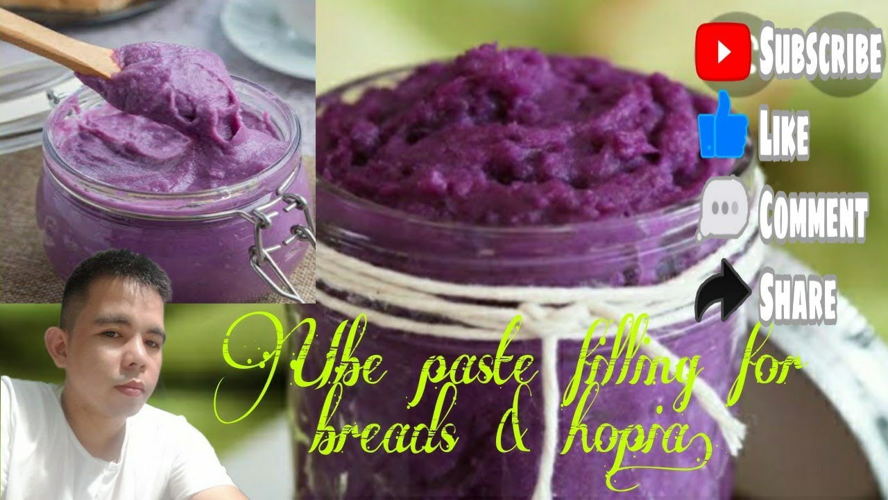 Paano gumawa ng Yummy Ube paste filling😋😋😋 - YouTube