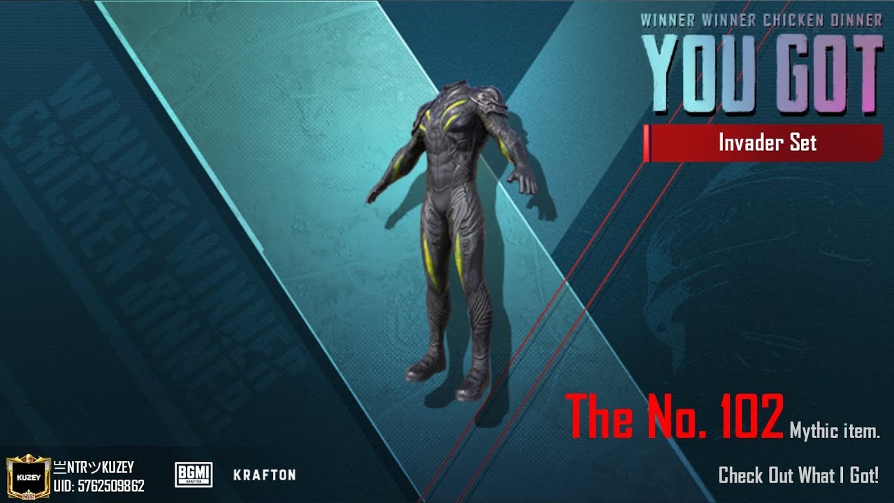 INVADER SET | BGMI | MYTHIC FORGE EVENT - YouTube