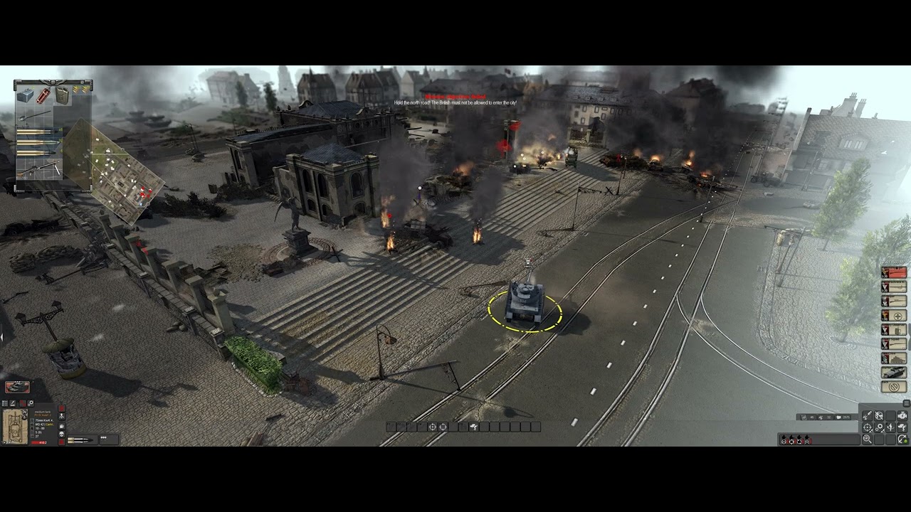 The last panzer. (Men of War Assault Squad 2) - YouTube