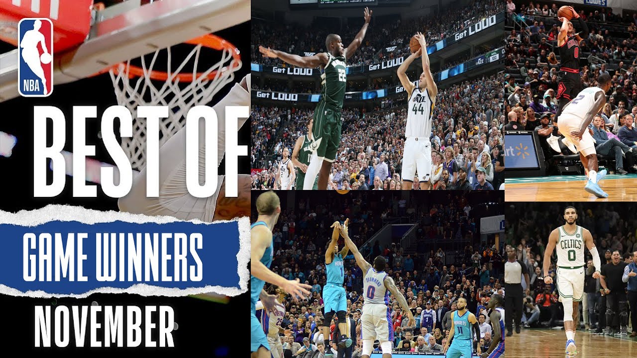 NBA Best Game Winners And Clutch Shots in November 2019 - YouTube