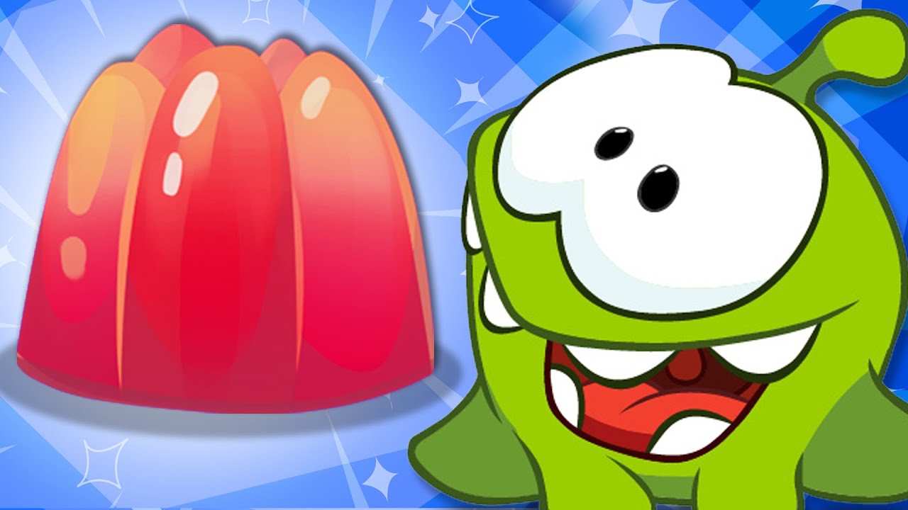 THE Giant Colorful Jelly and Om Nom | Learn Colors | Educational ...