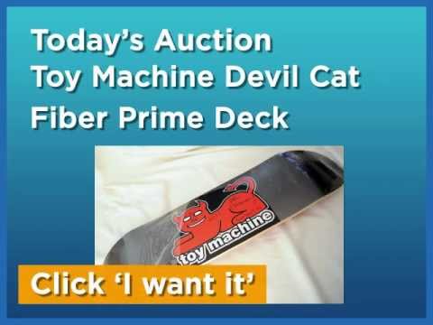 Toy Machine Devil Cat Fiber Prime Deck - YouTube