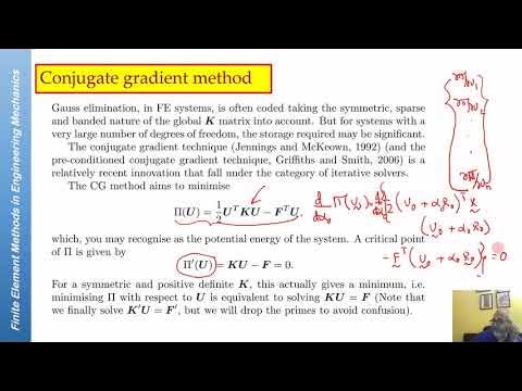 Iterative techniques: Conjugate Gradient - YouTube