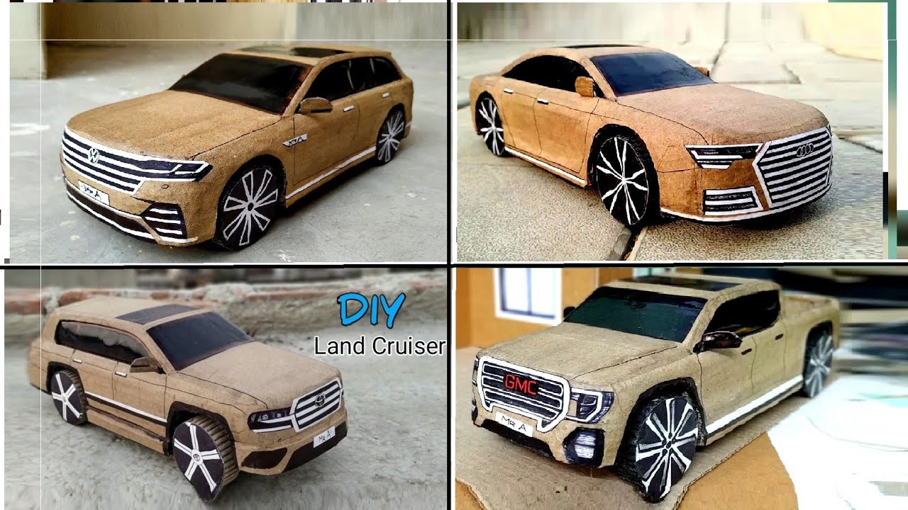 Top 5 Cardboard Cars | Amazing Best Diy RC Car - YouTube