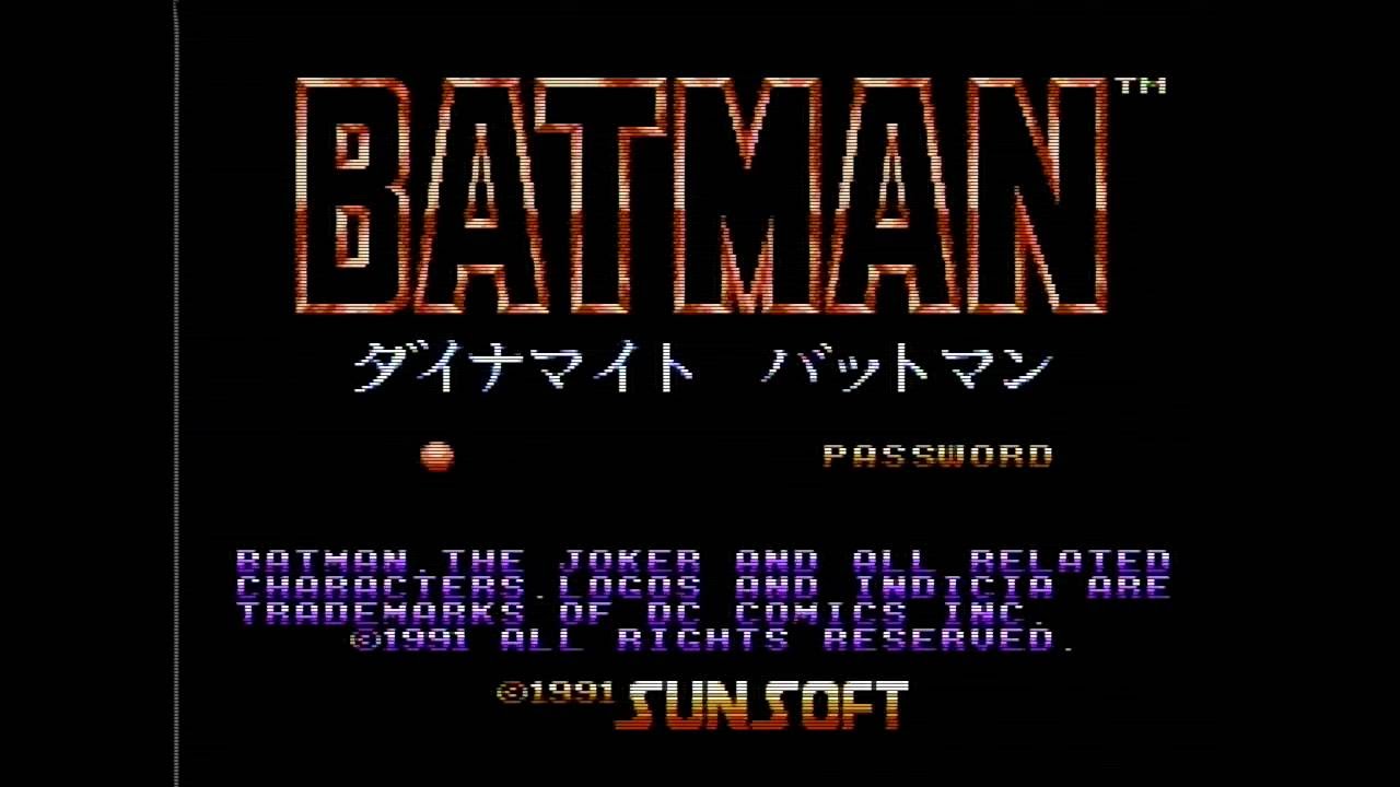 Dynamite Batman / Return of the Joker NES Famicom gameplay - YouTube