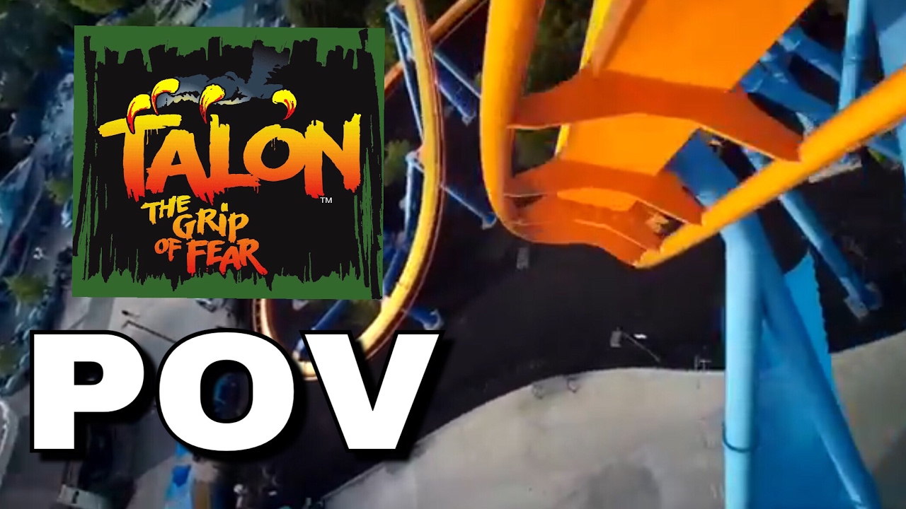 Talon: The Grip of Fear at Dorney Park Front Row POV~ B&M Inverted ...