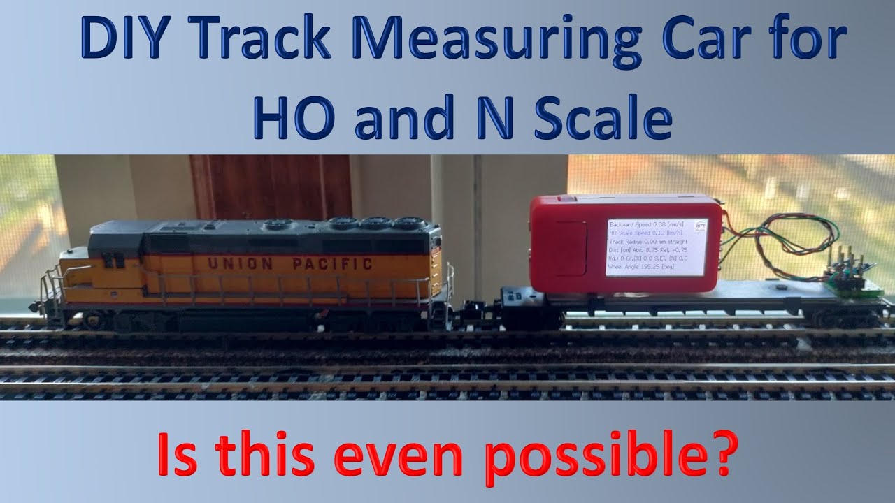 DIY Track Measuring Car for HO and N Scale (Video#87) - YouTube