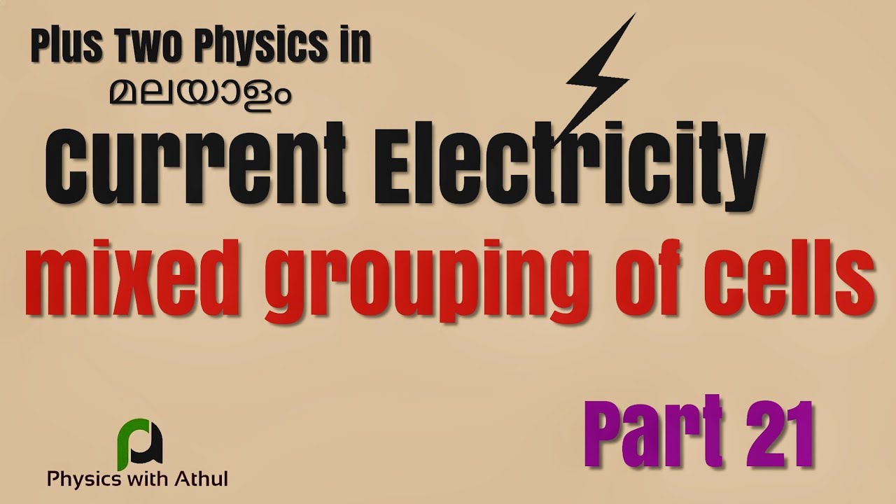 Current Electricity Part 21 || Mixed grouping of cells - YouTube