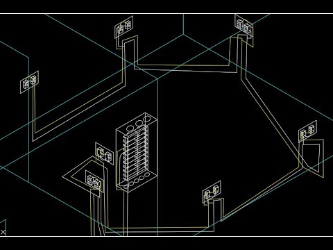 How to install and connect 2-gang outlet (AutoCad Isometric). Paano mag ...