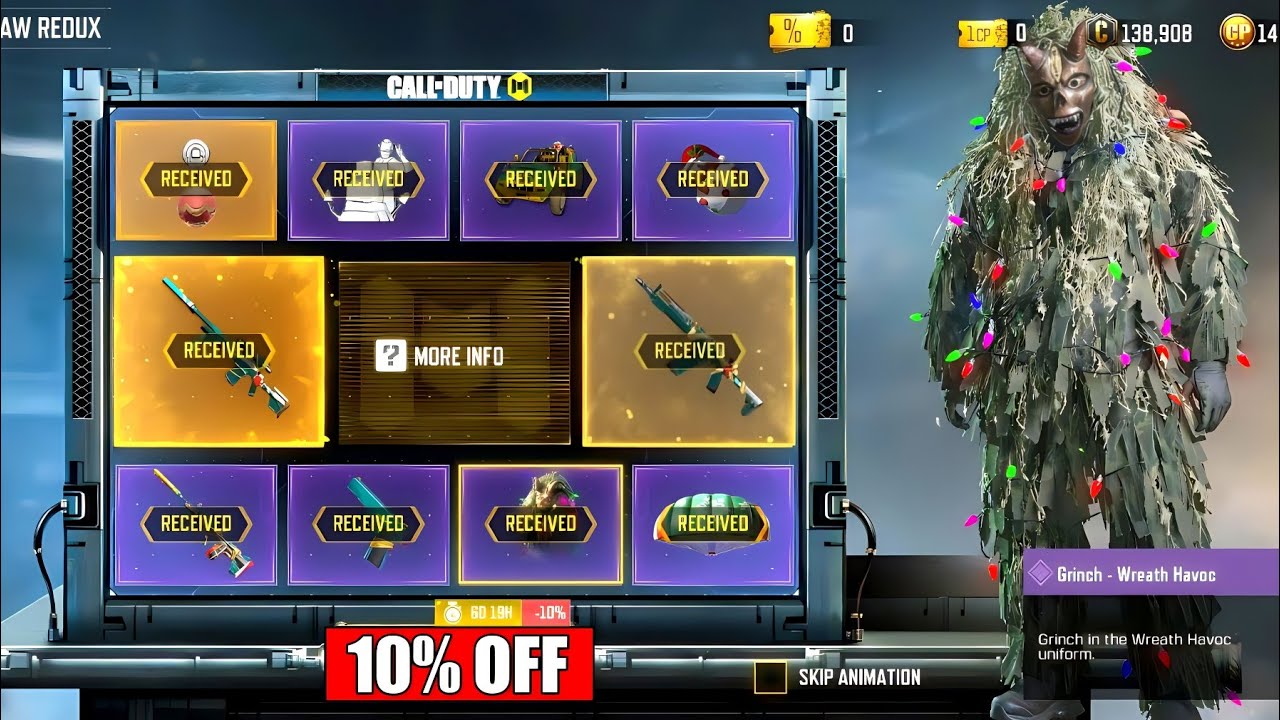 HOLIDAY REDUX FULL DRAW CODM | LEGENDARY DLQ-33 HOLIDAY & LEGENDARY ...