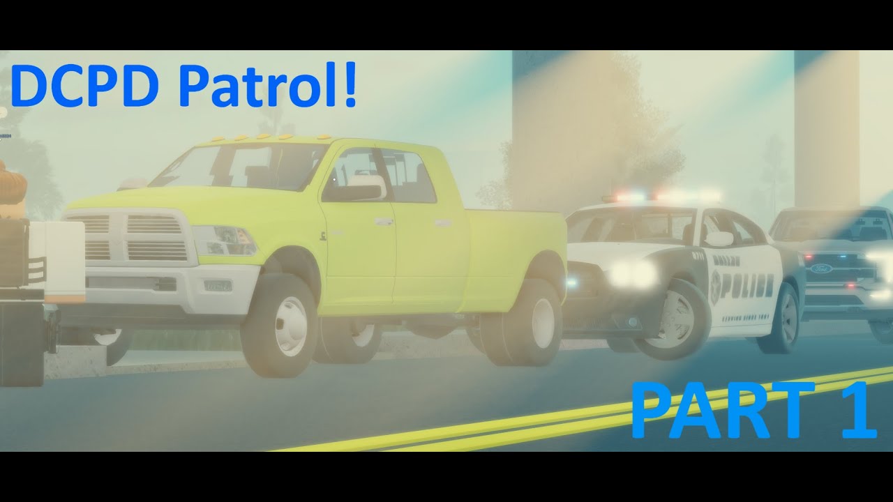 Roblox Dallas County Police Department Patrol | PART 1 - YouTube