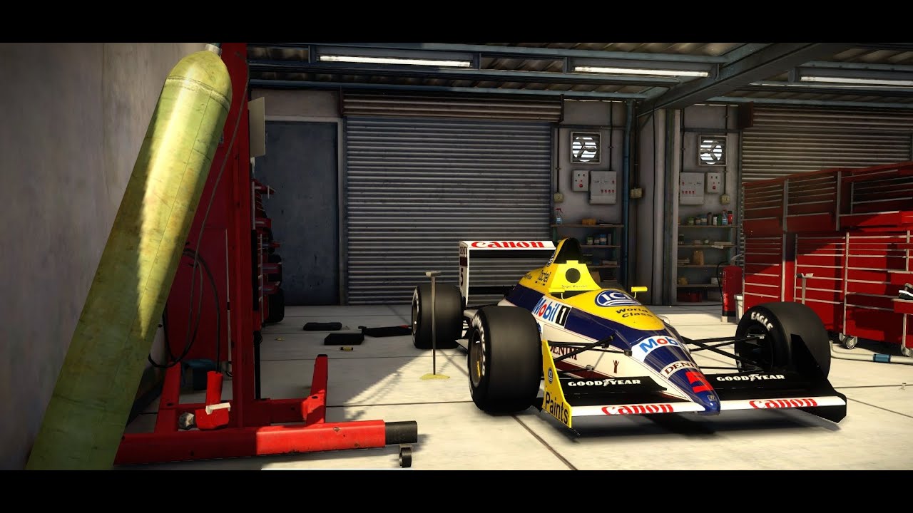 F1 2013 CLASSICS 1980s: WILLIAMS FW12 (1988) @ Melbourne - YouTube
