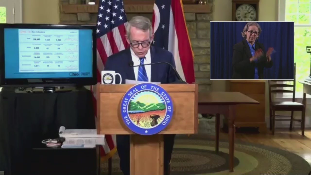State of Ohio Governor DeWine full media conference addressing ...
