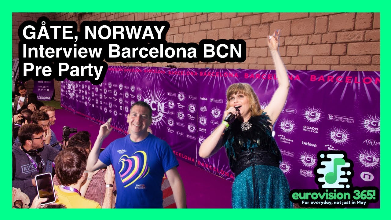 GÅTE, NORWAY - INTERVIEW - BCN Eurovision Pre Party 2024 - YouTube