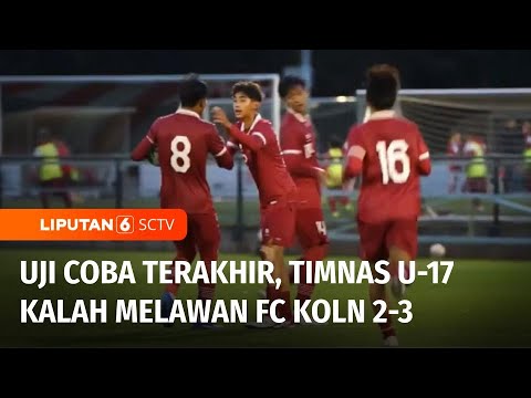 Timnas Indonesia U-17 Tutup Latihan di Jerman dengan Kekalahan Lawan FC Koln U-17 2-3 | Liputan ...