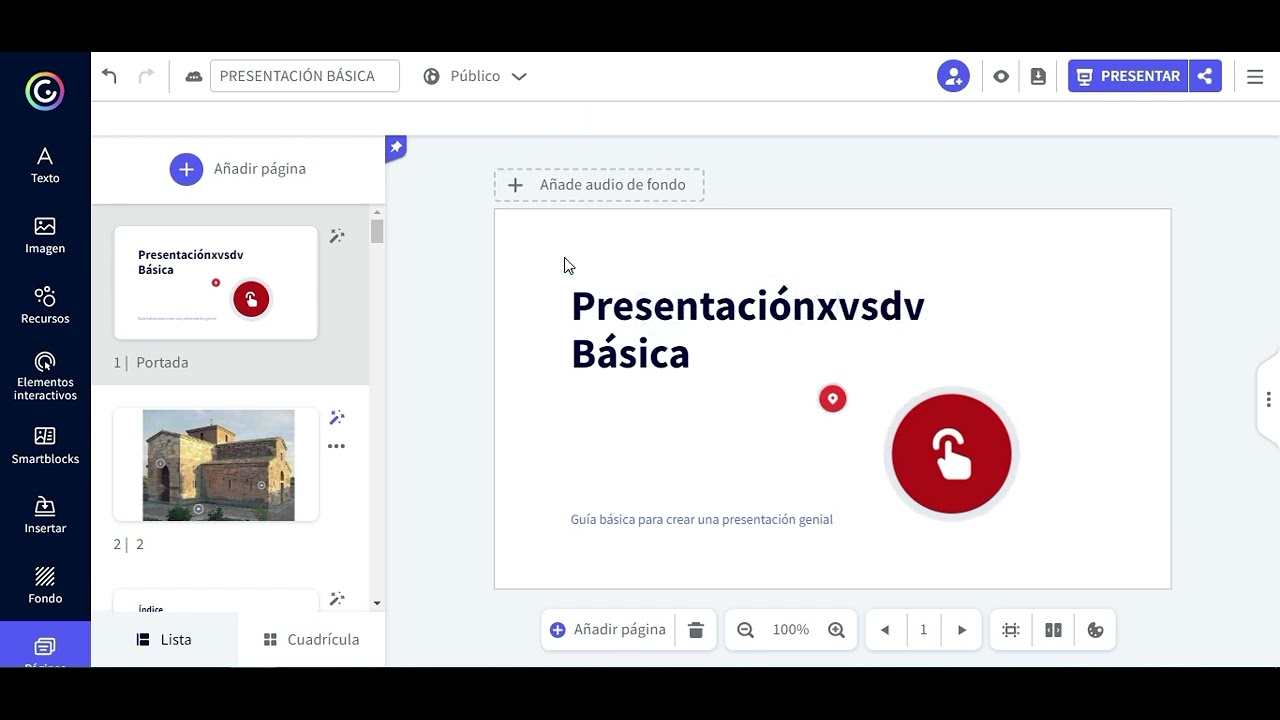Cómo guardar y compartir un trabajo realizado en Genially - YouTube