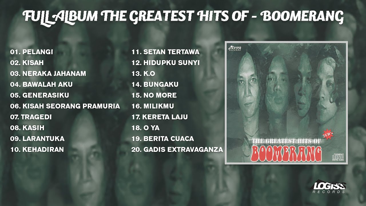 PLAYLIST - FULL ALBUM THE GREATEST HITS OF - BOOMERANG - YouTube