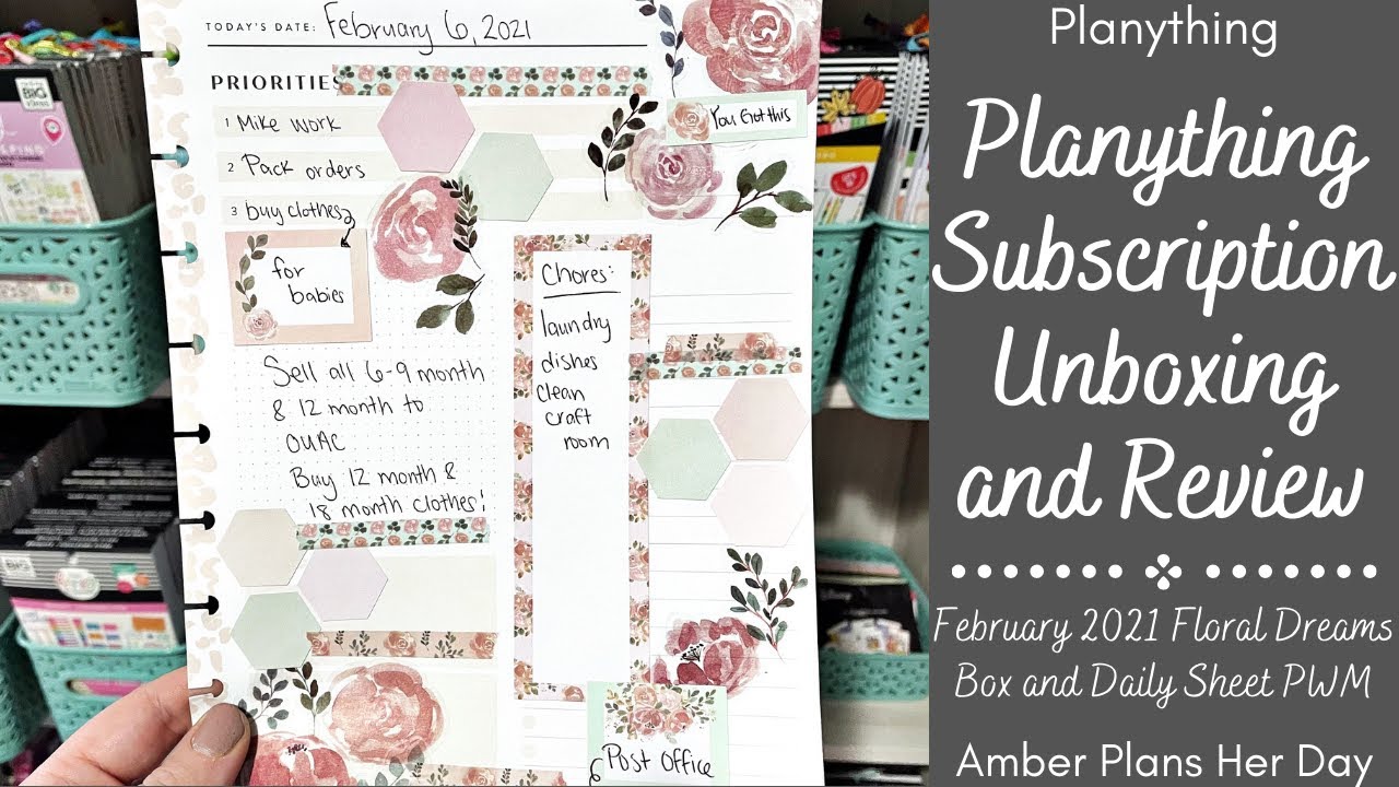 Plaything Subscription Unboxing and Review | February 2021 Floral ...