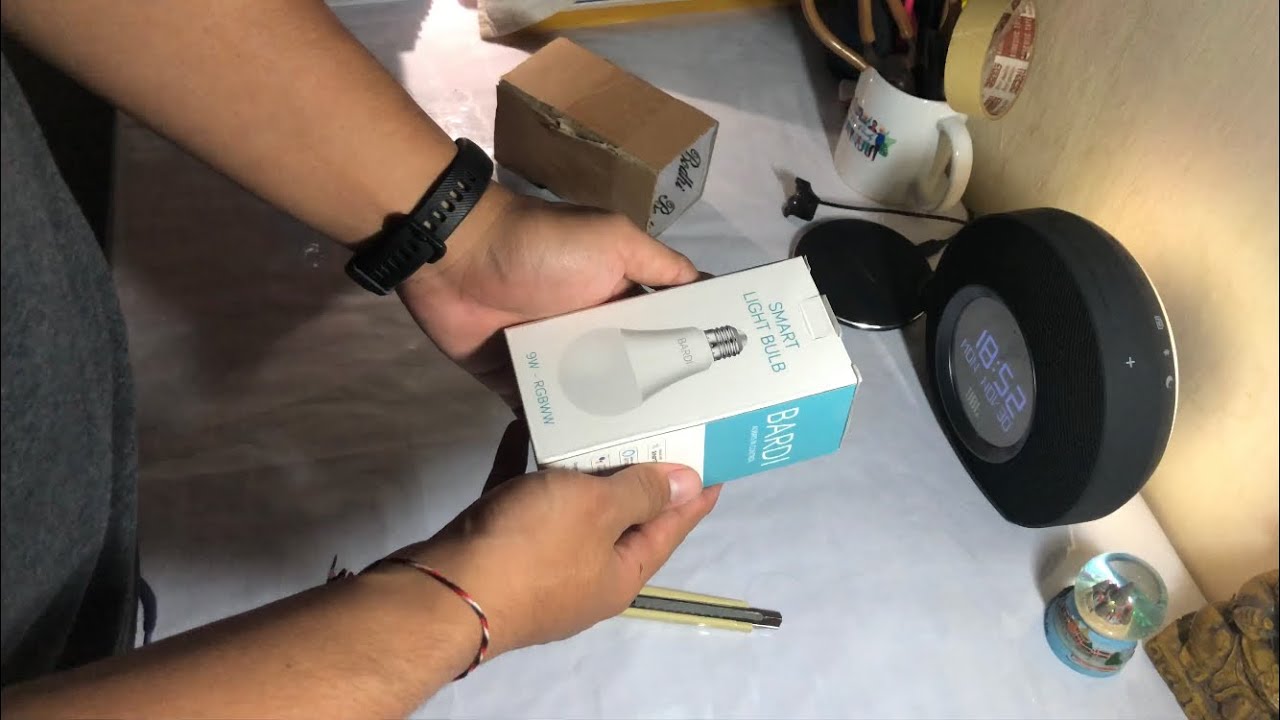 Unboxing Bardi smart lamp RGB 9W - ASMR ID (4K VIDEO) - YouTube