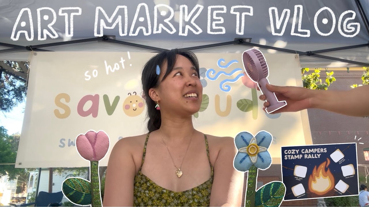 Hottest Art Market! ☀️ first stamp rally, beading a banner ♡ SJMade ...