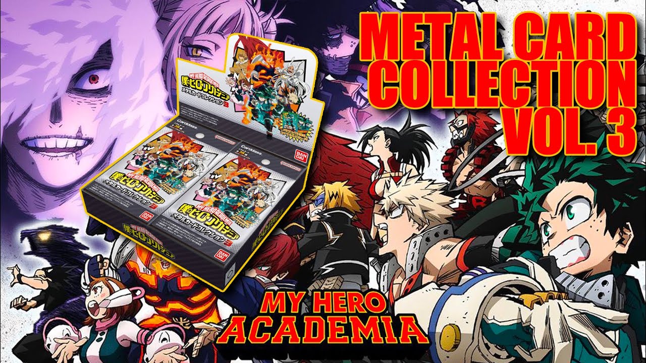 *BINDER REVIEW* VOLUME 3 MY HERO ACADEMIA METAL CARD COLLECTION ...