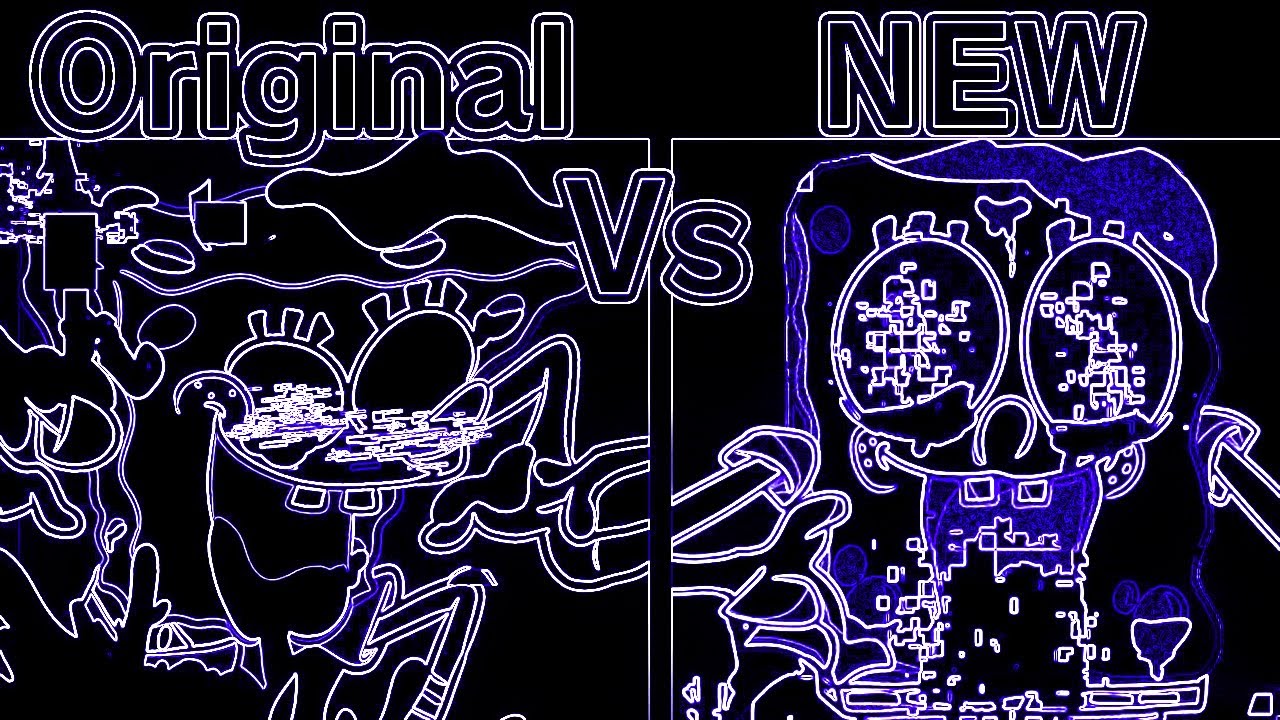 Friday Night Funkin' Corrupted Spongebob OG VS New (Come Learn With ...