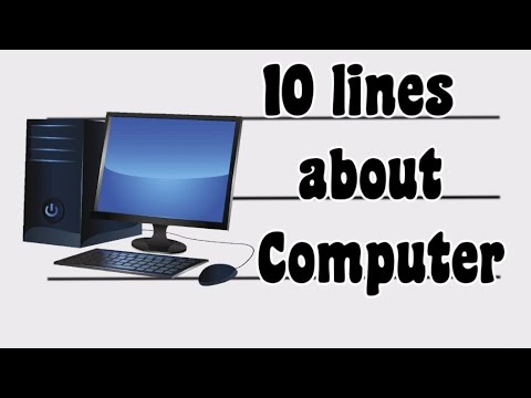 10 lines about Computer | about Computer Essay - YouTube