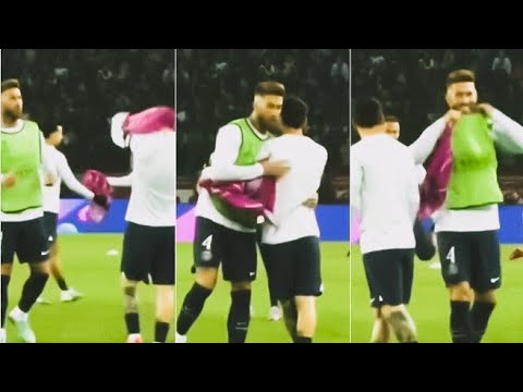 La última de Ramos: Messi le pide el peto de calentamiento y él le da ...