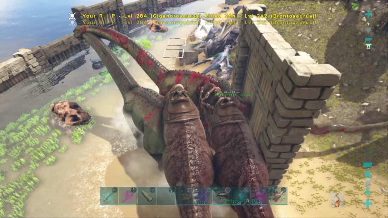 Meat Running Karma Crew Nerfed Giga Edition (Rip Ark) (ARK PvP PS4 ...