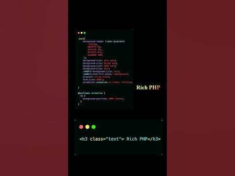 Text with Multicolor Animation Using CSS - YouTube