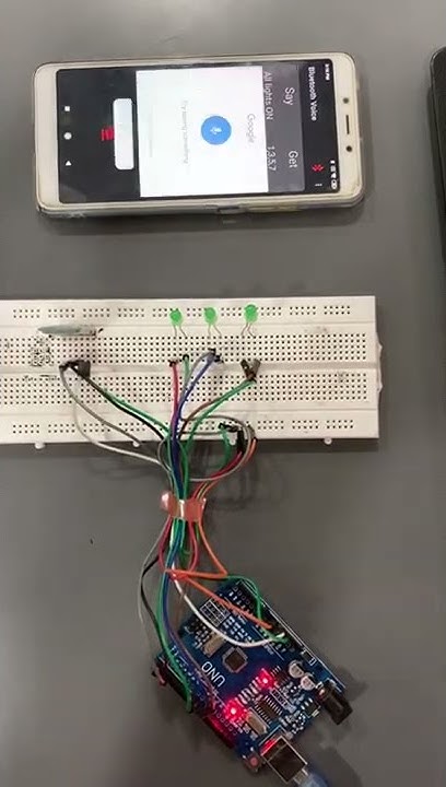 Voice Controlled LED made by Kavan... - YouTube