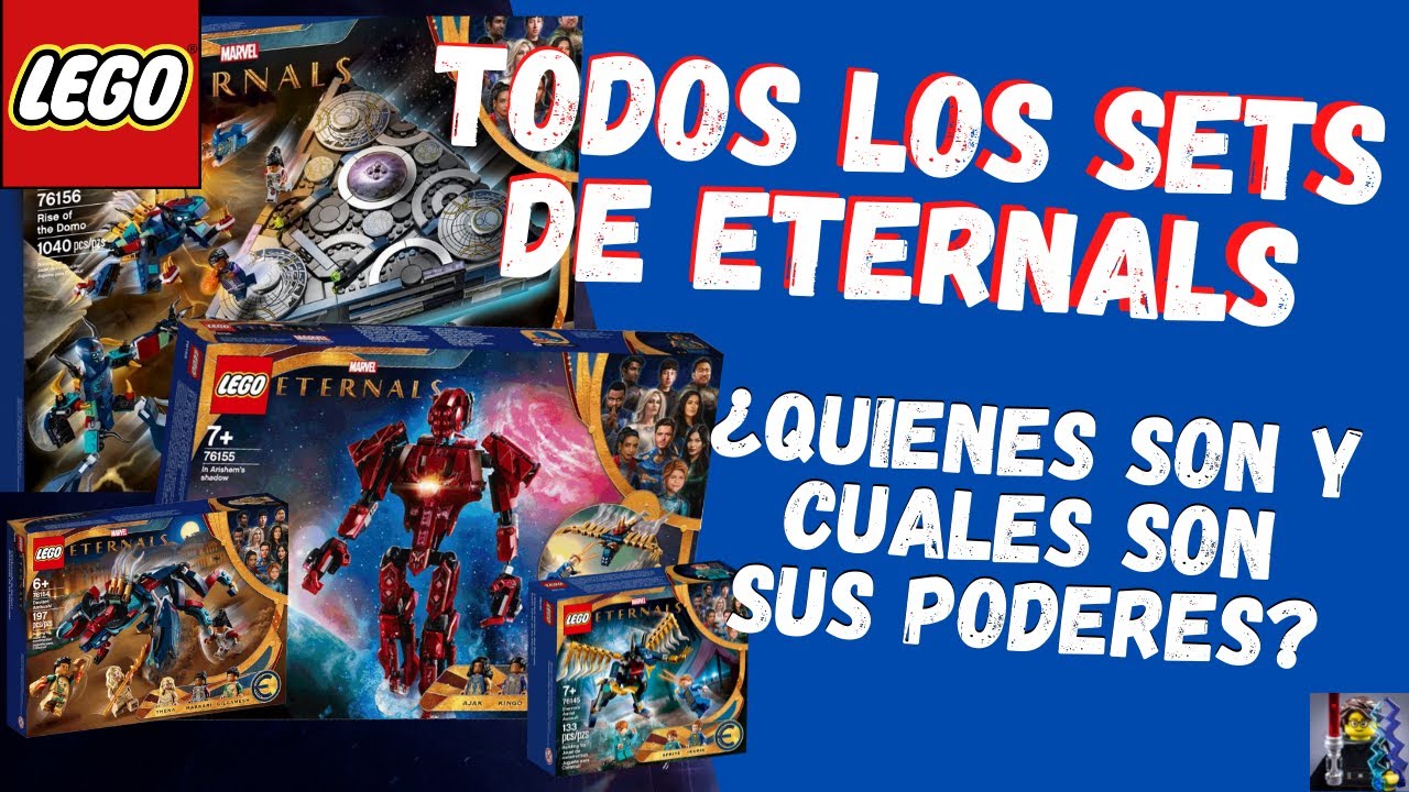 TODOS los LEGO de Eternals/ Minifigs And Bricks - YouTube