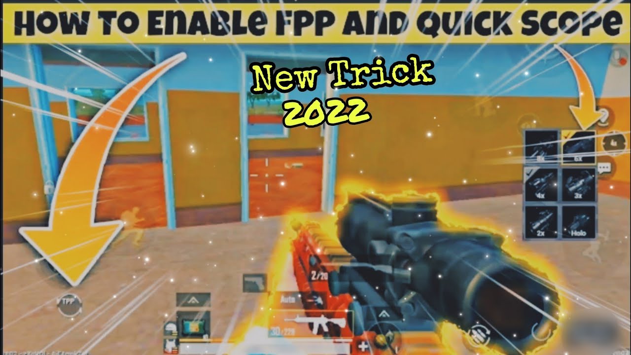 HOW TO ENABLE FPP/TPP mode & QUICK SCOPE IN PUBG MOBILE LITE| Pubg Lite ...