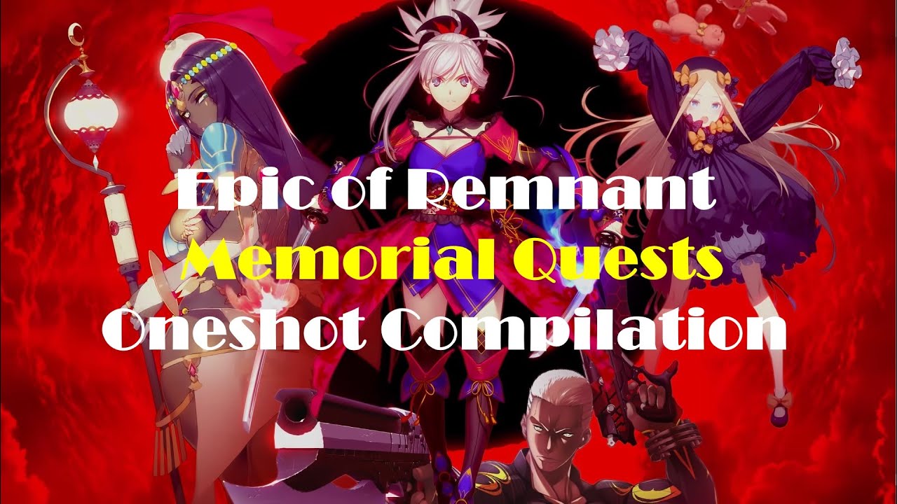 FGO - 3rd Anniversary: Epic of Remnant Memorial Quests - ONESHOT ...