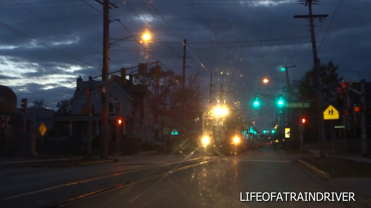 Street Running Train at Night! Follow the Lights and Steer Clear ...