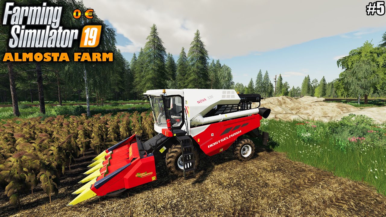 'OOGSTEN IS GELD GELD GELD!' Farming Simulator 19 Almosta Farm #5 - YouTube