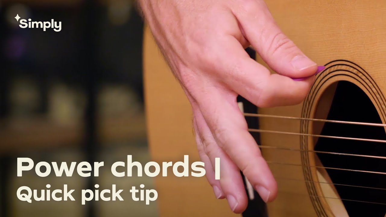 Quick pick tip | Power chords - YouTube