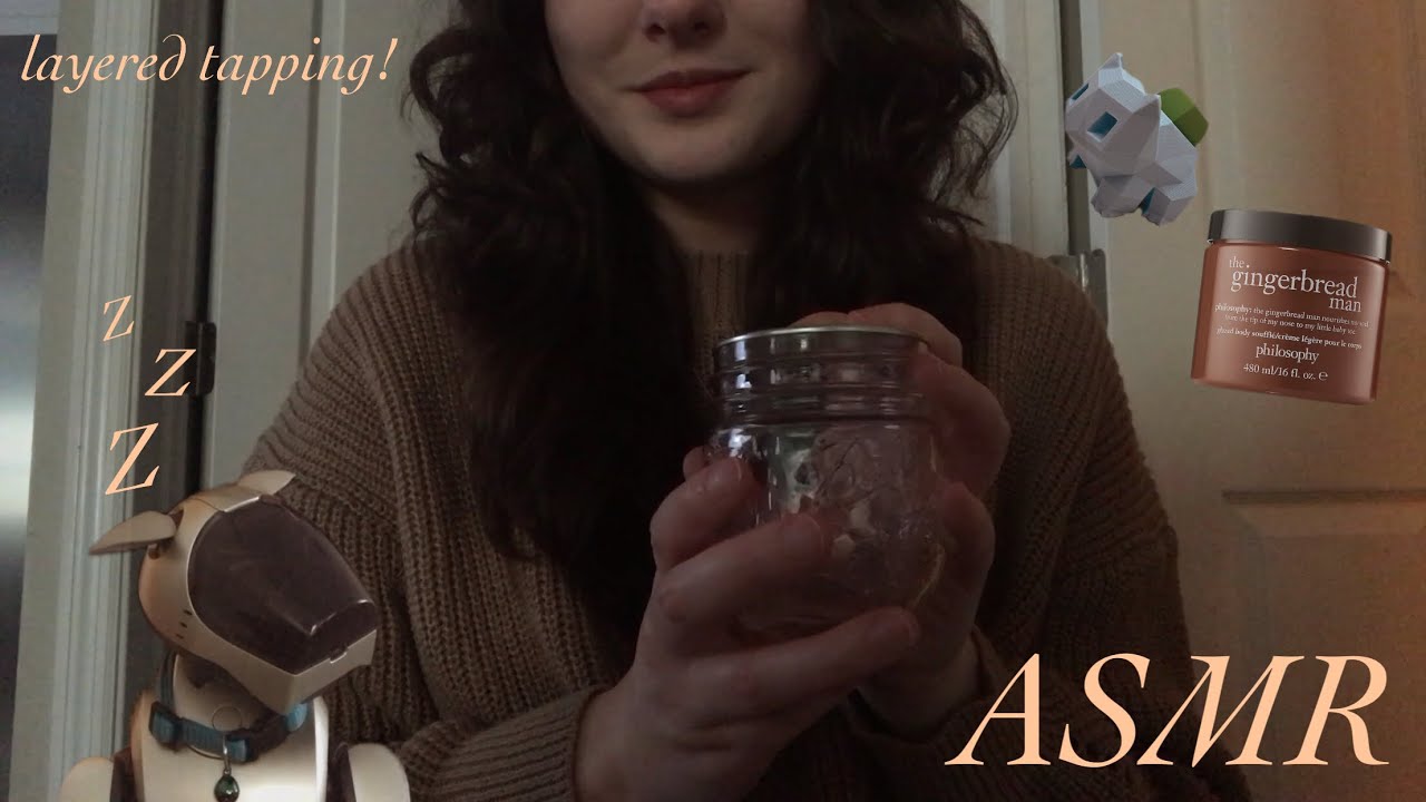 ASMR | layered tapping sounds - YouTube