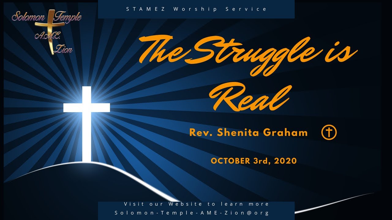 Sermon: "The Struggle is Real" - YouTube