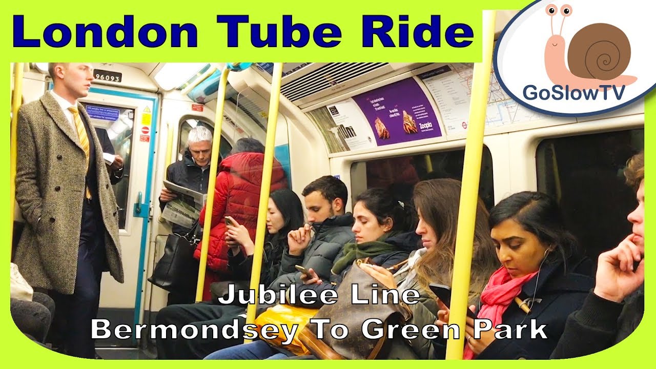London Underground Tube Ride | Bermondsey to Green Park | Jubilee Lines ...