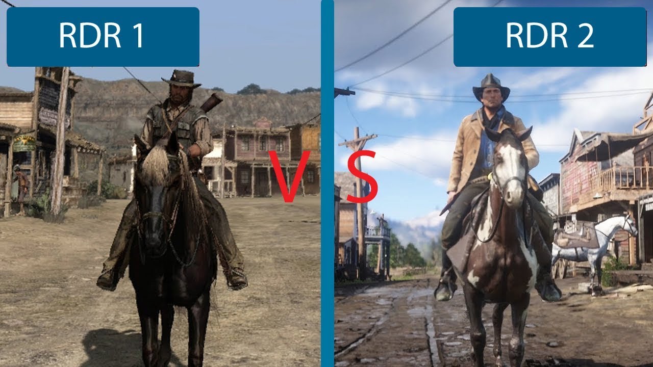 RDR 1 VS 2 (HORSE RİDİNG) - YouTube